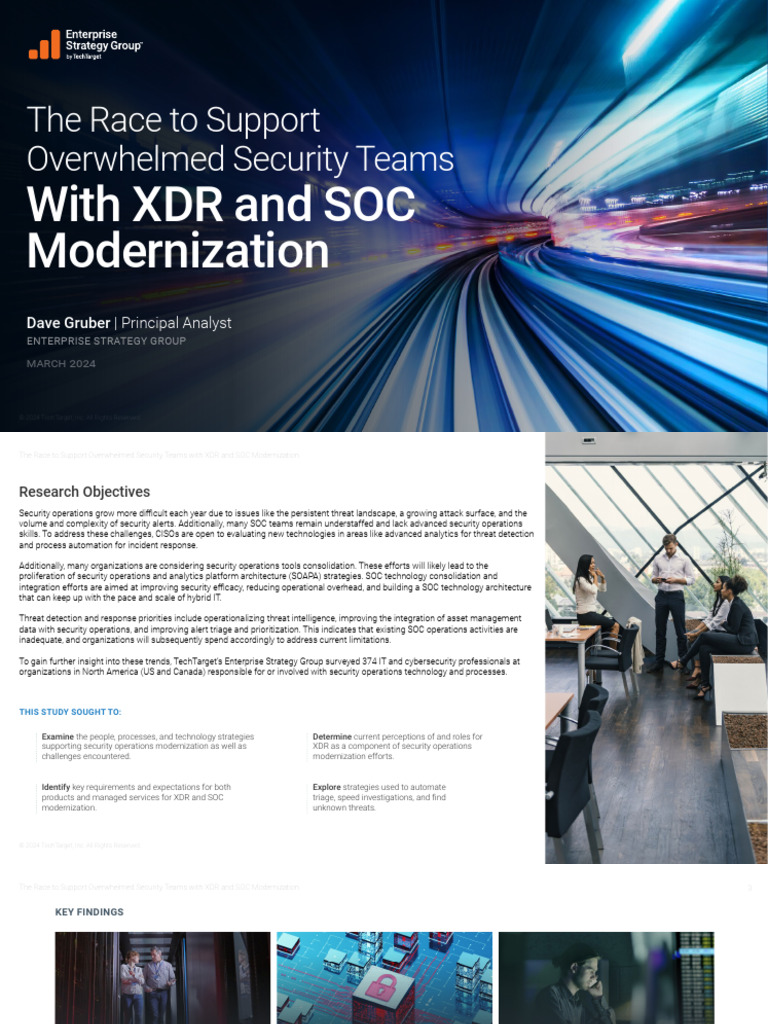 XDR Soc Modernization Ebook | PDF | Computer Security | Security