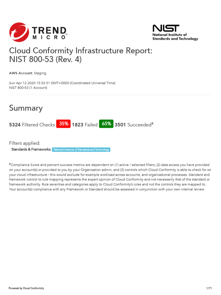 Nist Report800 53 | PDF | Cloud Computing | Computer Science