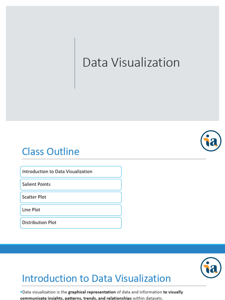 L4 Data Visualization Part 1 | PDF | Histogram | Scatter Plot
