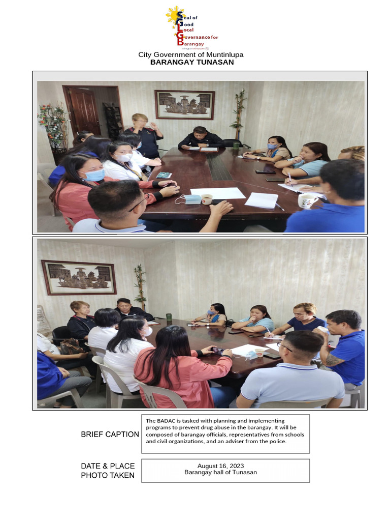 SGLGB TEMPLATE - Photo Documentation | PDF