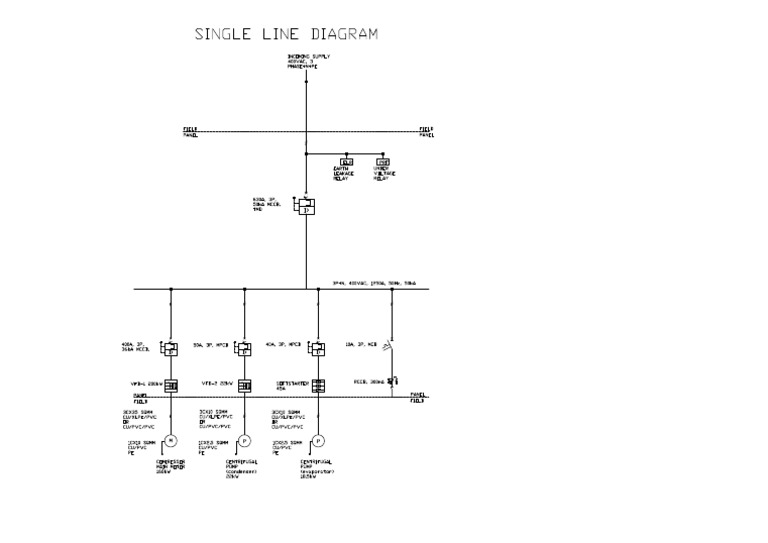 Single Line Diagram (SLD) - Layout1 | PDF