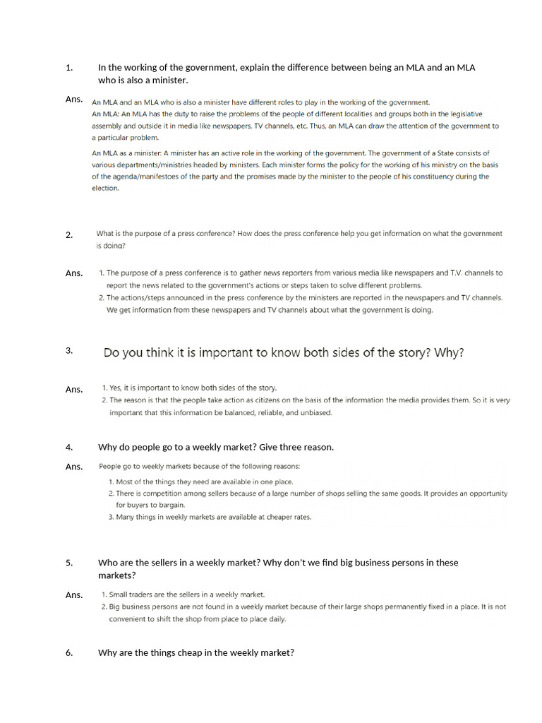 SST All Chapters Extra Question | PDF | Nomad