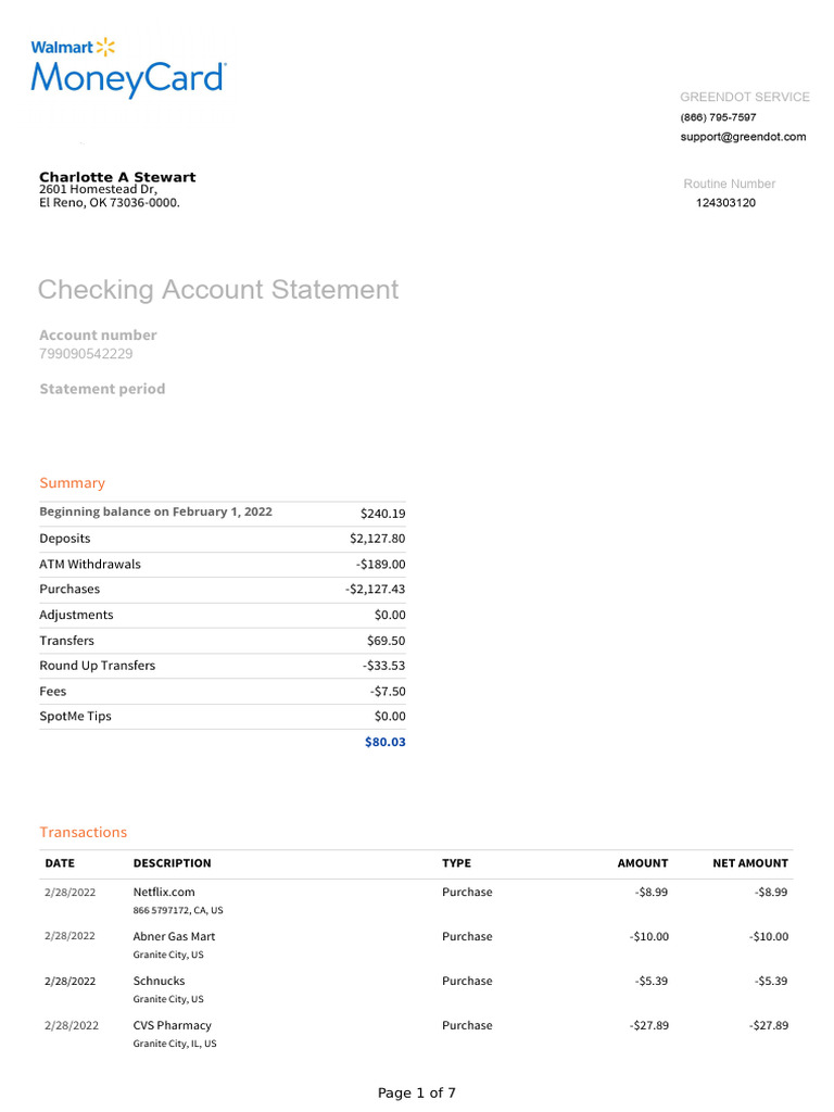 My Bank Statement | PDF | Financial Services | Banking