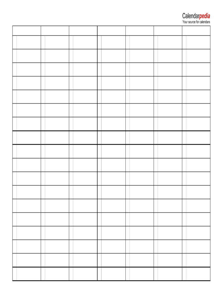 Weekly Planner Landscape Time Planning | PDF
