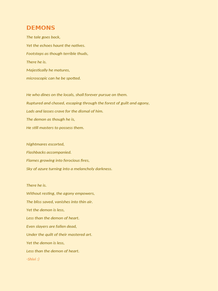 Demons | PDF