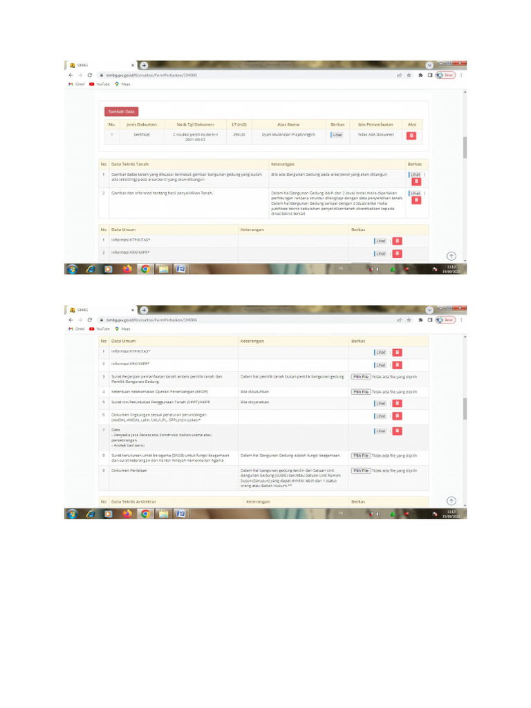 Form SIMBG Online | PDF