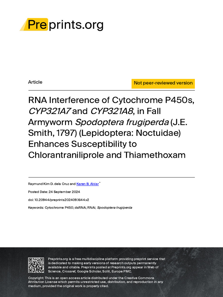 Preprints202409 1644 v2 | PDF | Polymerase Chain Reaction | Reverse Transcription Polymerase ...