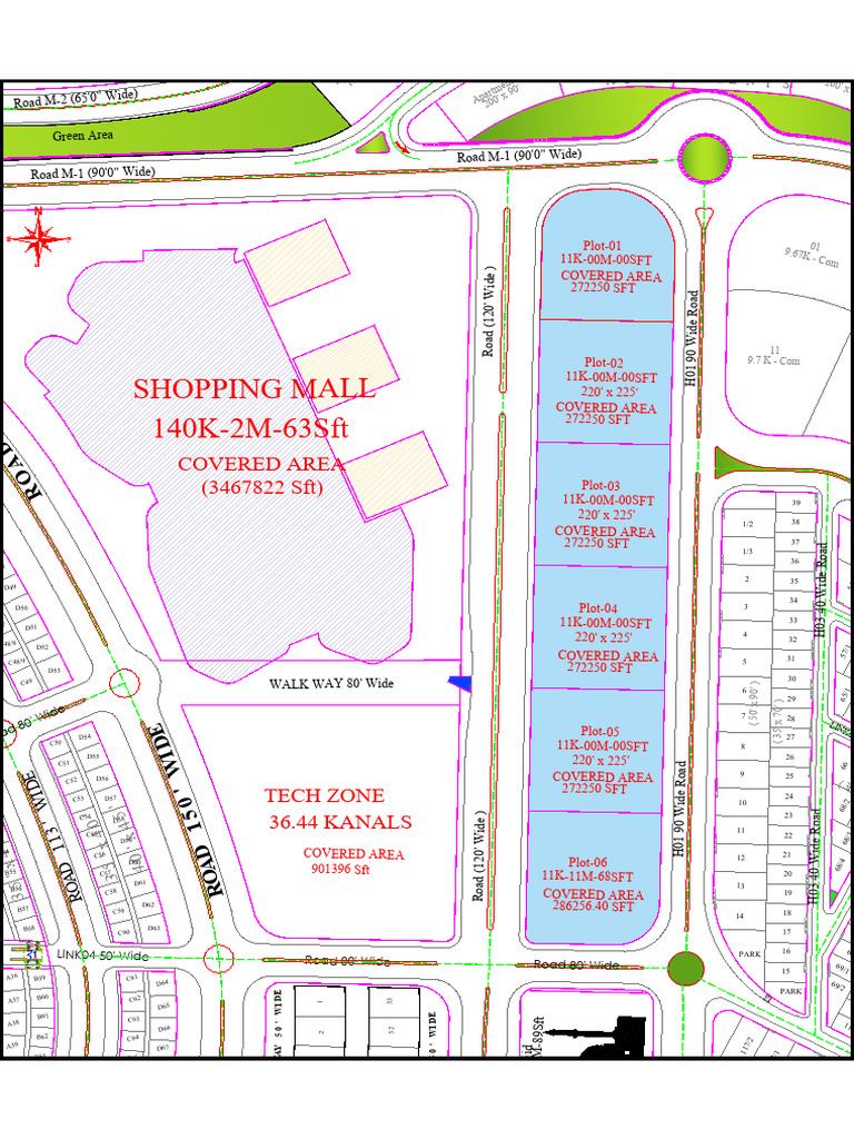 Shopping Mall 140K-2M-63Sft | PDF