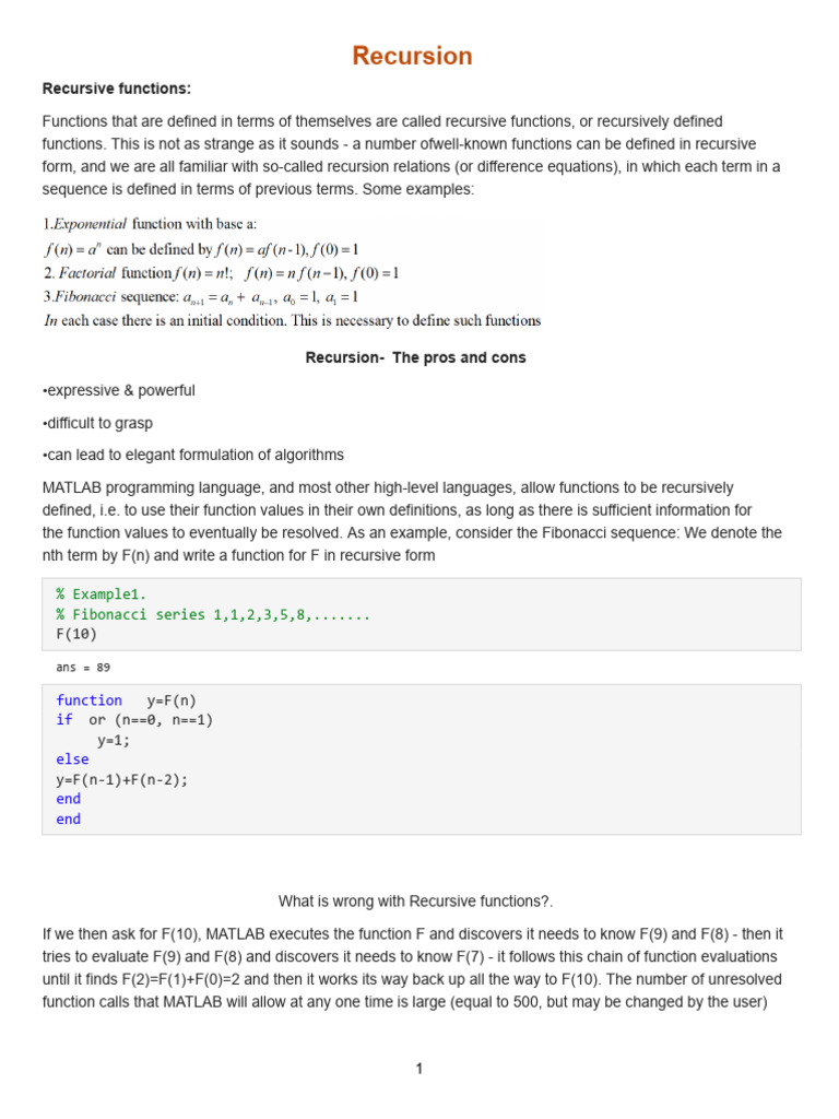 Recursion3 | PDF | Function (Mathematics) | Recursion Recursion3 | PDF | Function (Mathematics) | Recursion