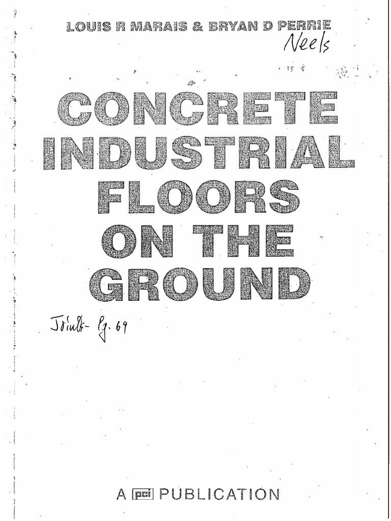 1.1) Concrete Industrial Floors on the Ground Part-1 (Pg.1-60) | PDF