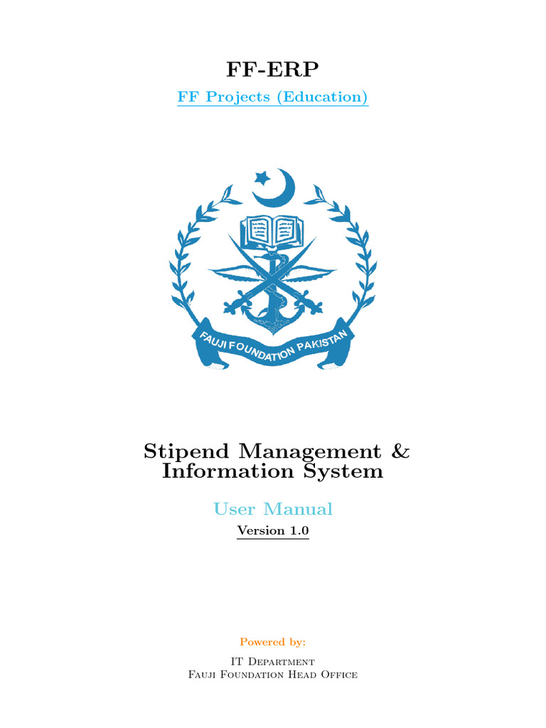 Stipend System User Manual | PDF | Login | Password