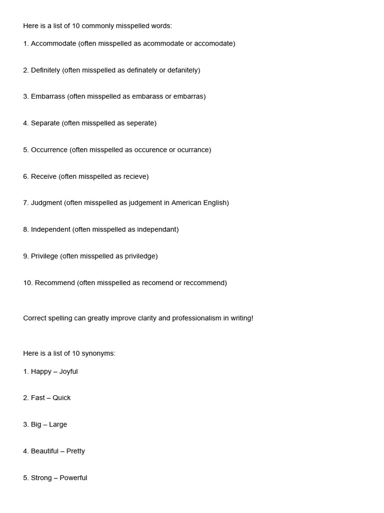 5 Types Of Vocabulary | PDF