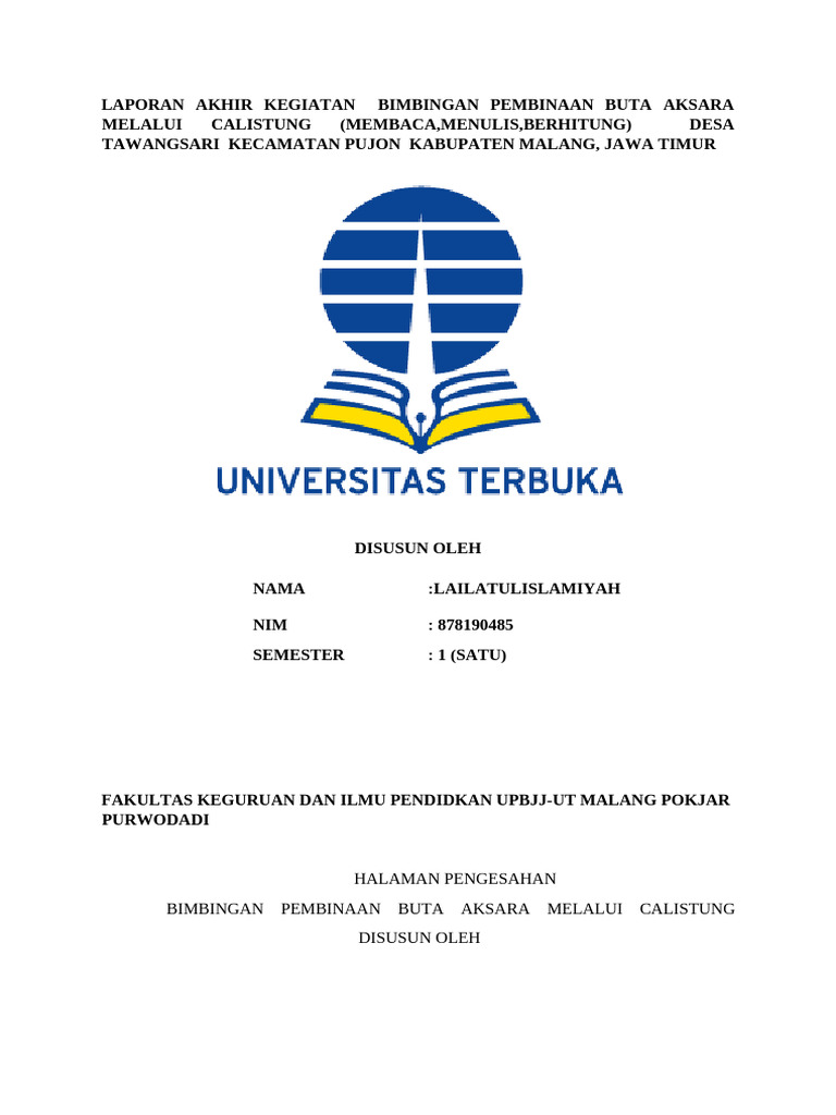 Tugas 3 Laporan Akhir Pbk | PDF