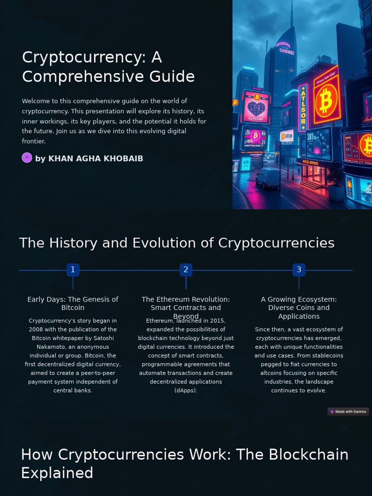 Cryptocurrency A Comprehensive Guide | PDF | Cryptocurrency | Investing