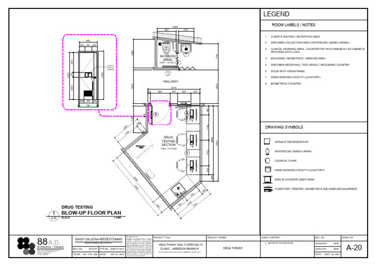 Drug Testing Facility Floor Plan | PDF