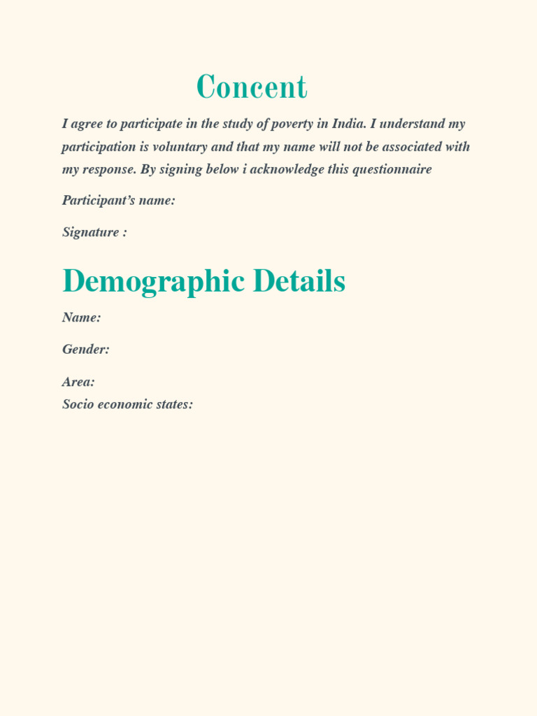 Copy of Copy of Copy of Questionnaire | PDF | Marriage | Caste