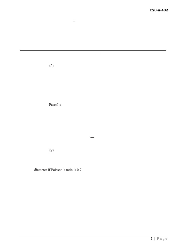 SM FM 2023 Pre Final Set 1 | PDF | Stress (Mechanics) | Beam (Structure)