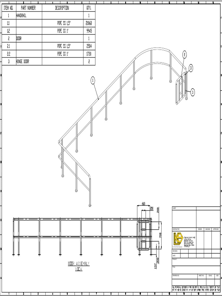 Handrail Elb Office Rev.1 | PDF