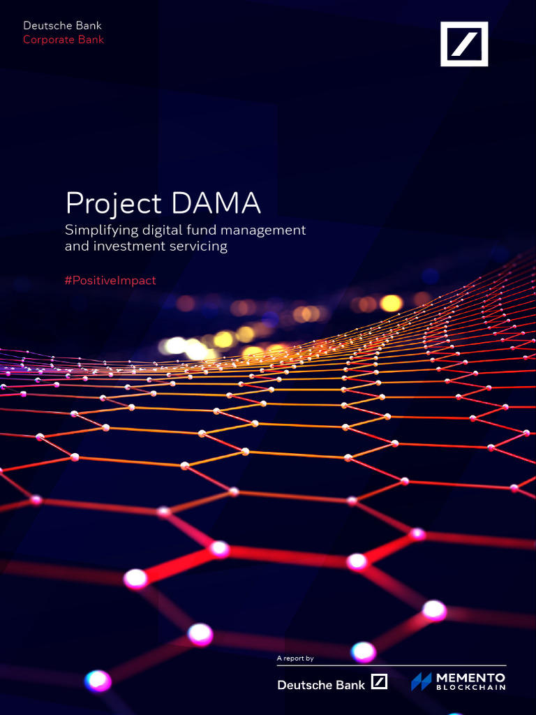 DeutscheBank Project DAMA-1 | PDF | Investment Fund | Cryptocurrency