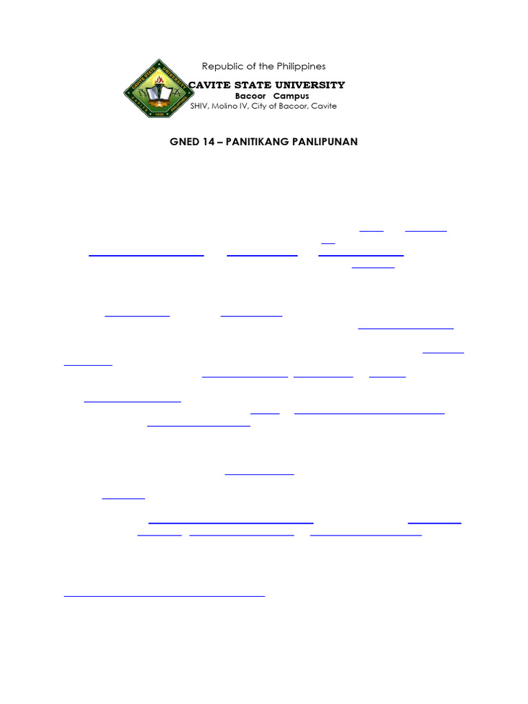 GNED 14 Module Chapter 3 | PDF