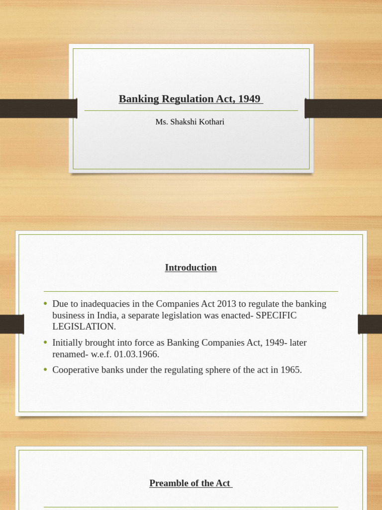 Banking Regulation Overview | PDF | Banks | Liquidation