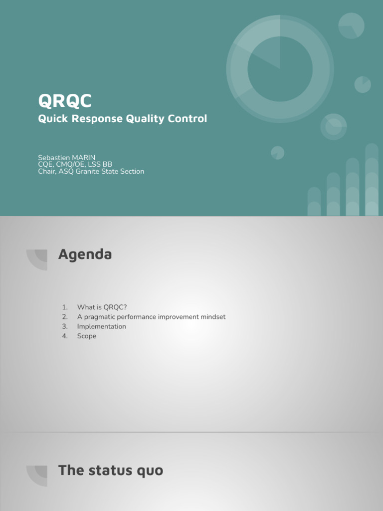 Quick Response Quality Control Guide | PDF | Six Sigma | Performance ...