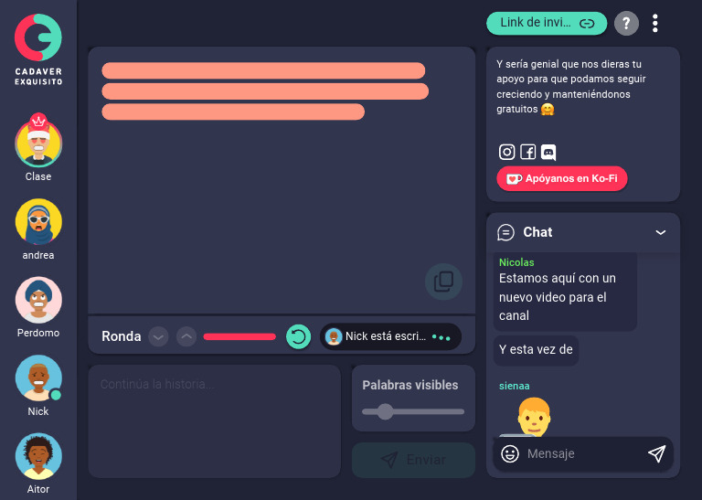 Cadáver Exquisito Juego Online para Jugar con Amigos a Distancia | PDF ...