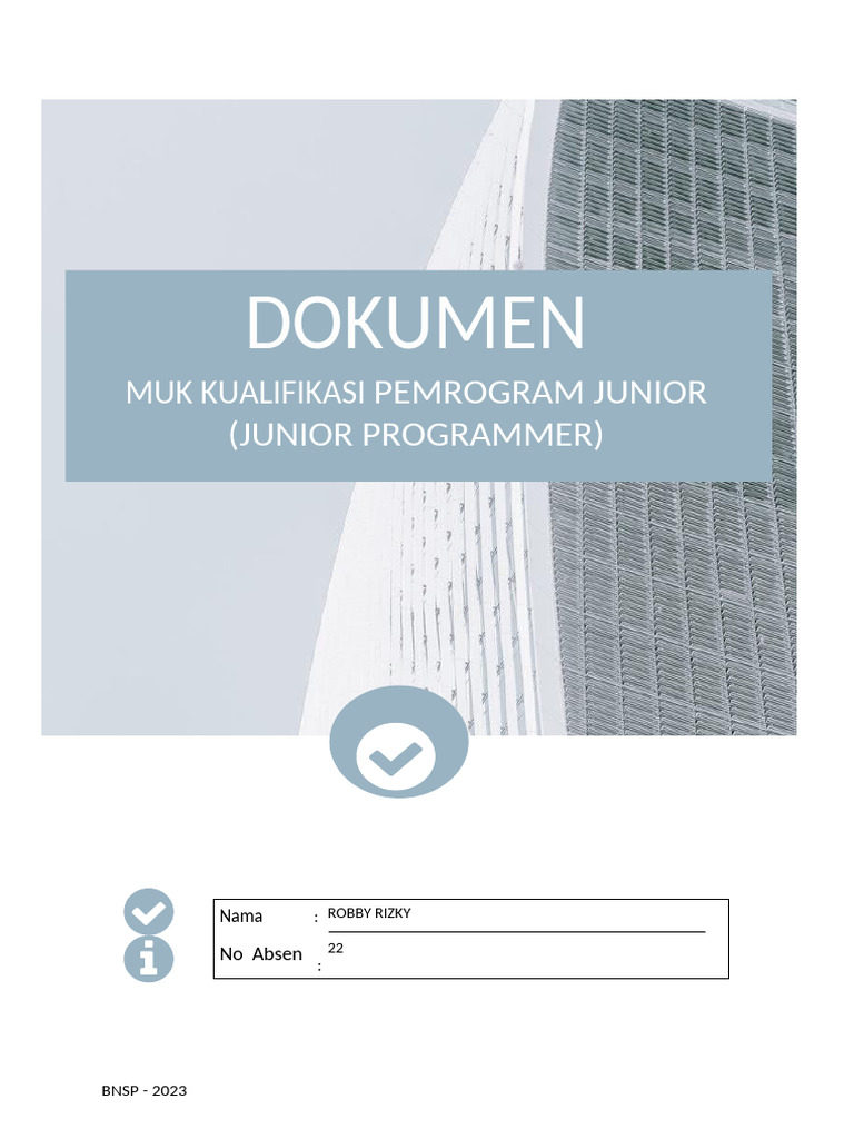 Perangkat Cover Muk LSP | PDF