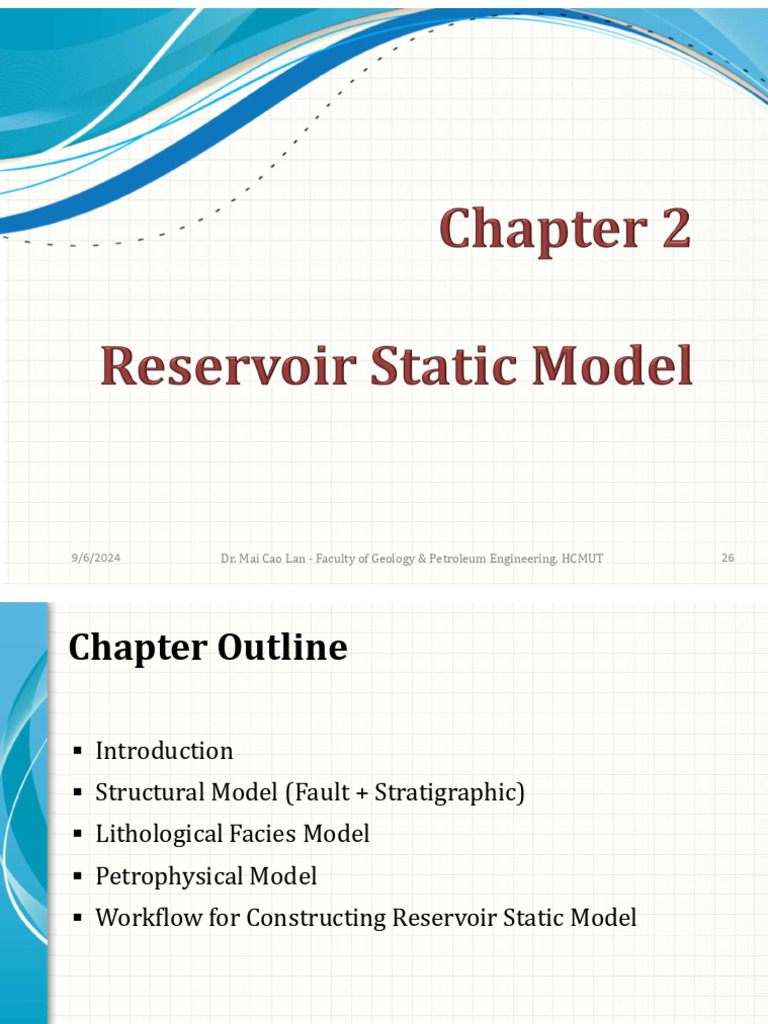 Chapter 2-Reservoir Static Model | PDF | Petroleum Reservoir | Geology