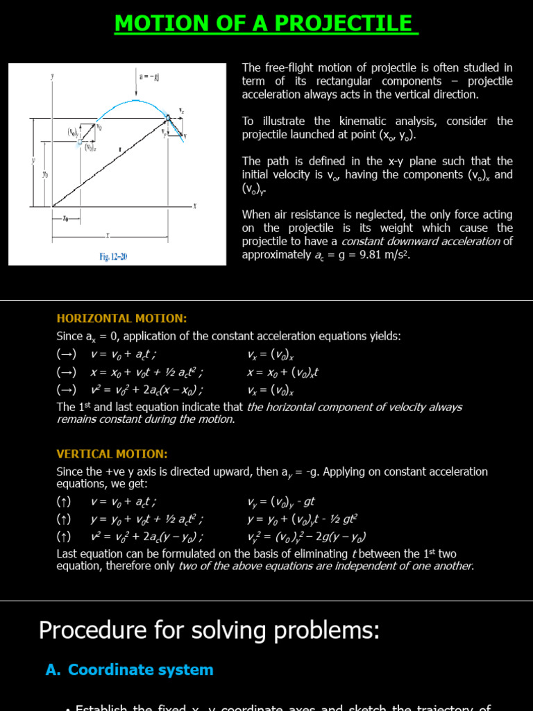 Kinematics of Particle W9 - L2 - 2 | PDF | Acceleration | Kinematics