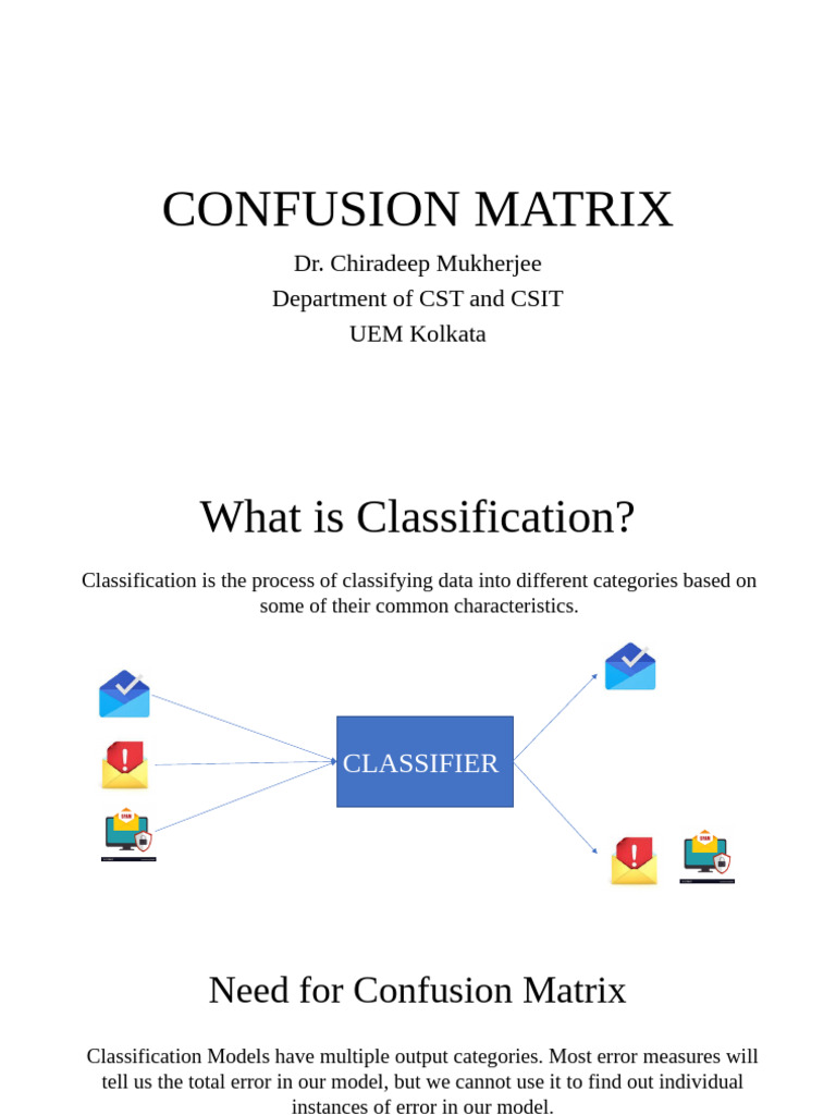 Part 8_Confusion Matrix | PDF | Statistical Classification | Accuracy ...