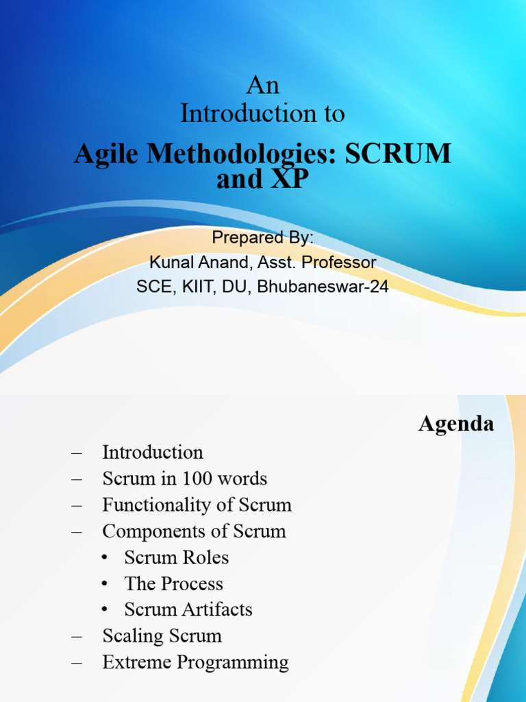 Ch-02 Agile Methodology | PDF | Scrum (Software Development ...