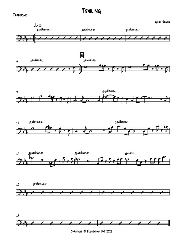 Trailing - Trombone | PDF