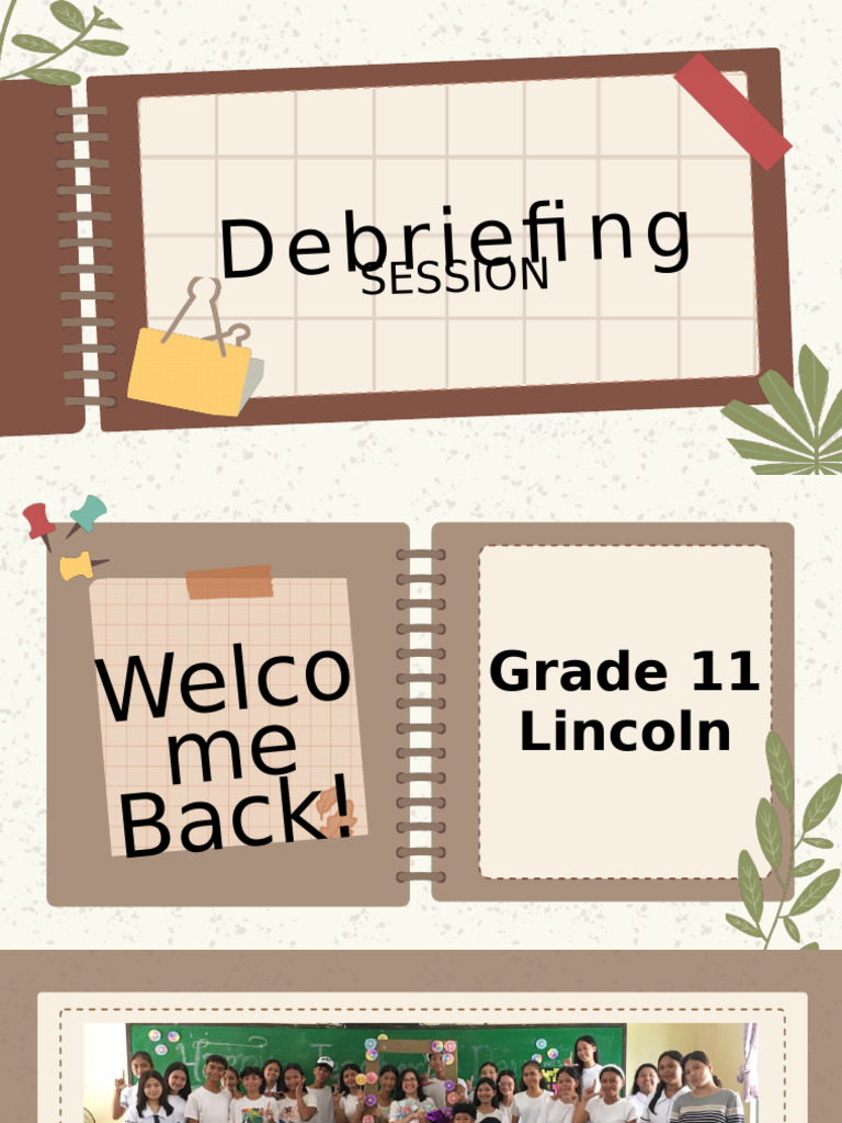 Debriefing Session | PDF