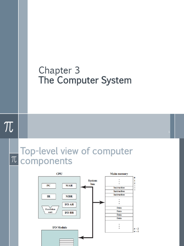 Chap 03. The - Computer - System | PDF | Input/Output | Central Processing Unit