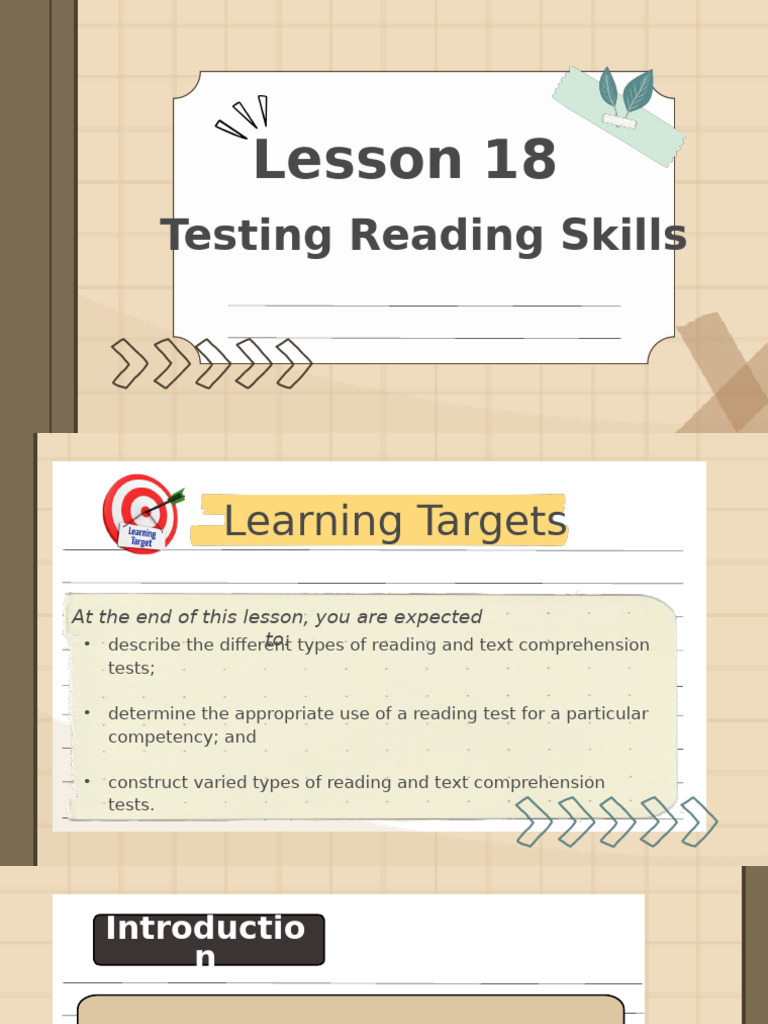 Lesson-18 | PDF | Word | Reading Comprehension