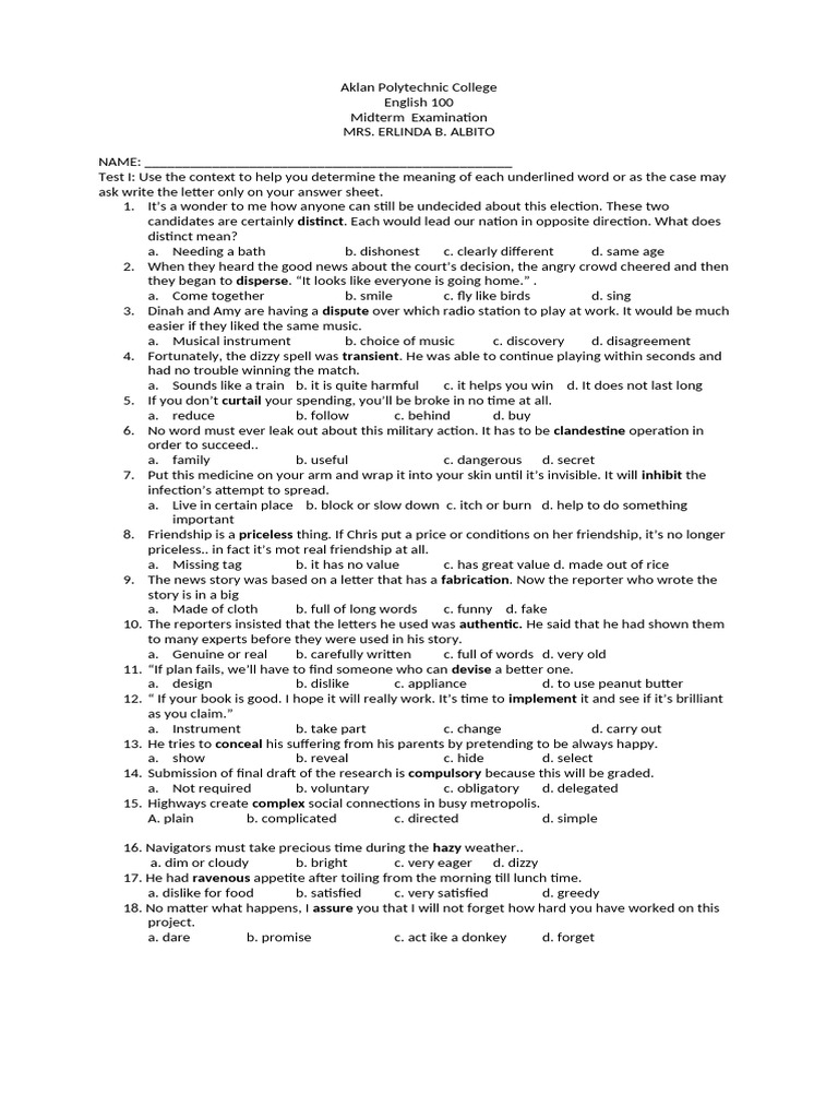 english 100 midterm (Autosaved) | PDF english 100 midterm (Autosaved) | PDF