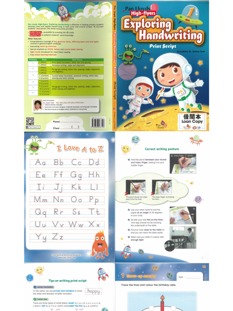 簡報1_P1 Exploring Handwriting_Print Script | PDF