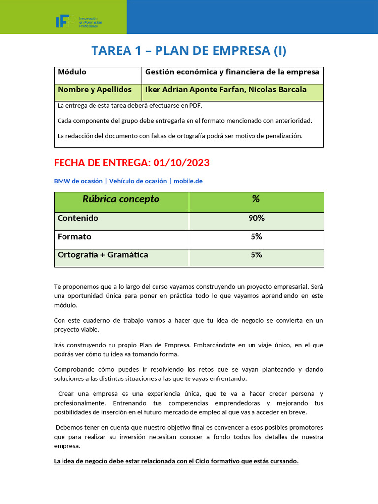 Tarea Evaluable 1 | PDF | Business | Responsabilidad social corporativa
