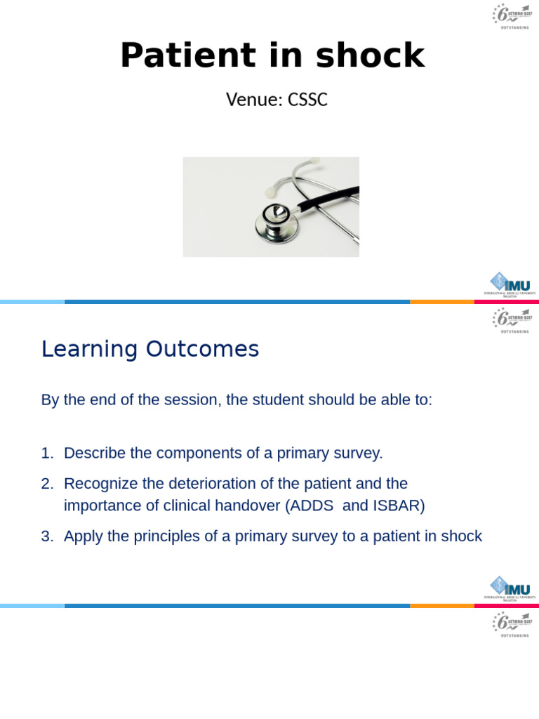 Patient in Shock PowerPoint Presentation | PDF | Shock (Circulatory ...