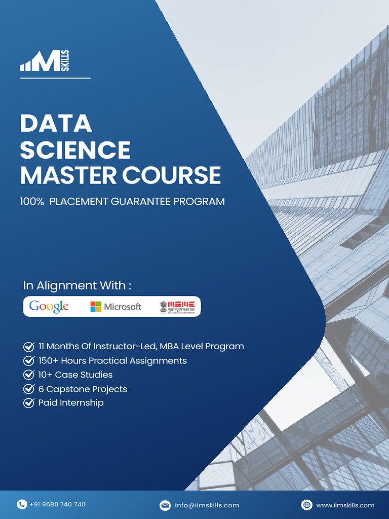 Data Science Course Brochure | PDF | Analytics | Databases