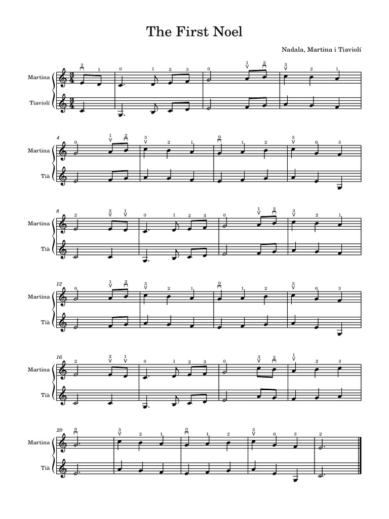 The First Noel 1 | PDF