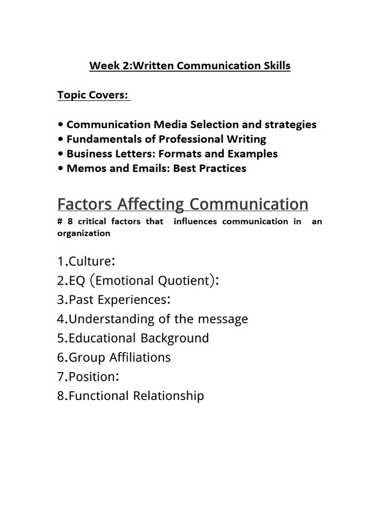 Business Communication Lecture 2 | PDF | Memorandum | Paragraph