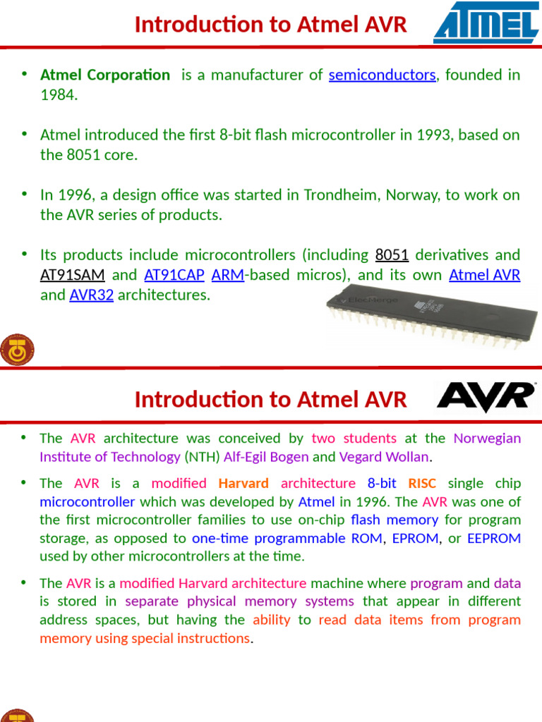 AVR ATMega32 Architecture | PDF | Office Equipment | Computer Data