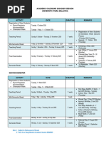 MMU Academic Calendar 2024-2026 | PDF