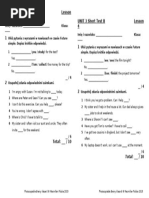 Brainy 6 Unit 2 Test | PDF