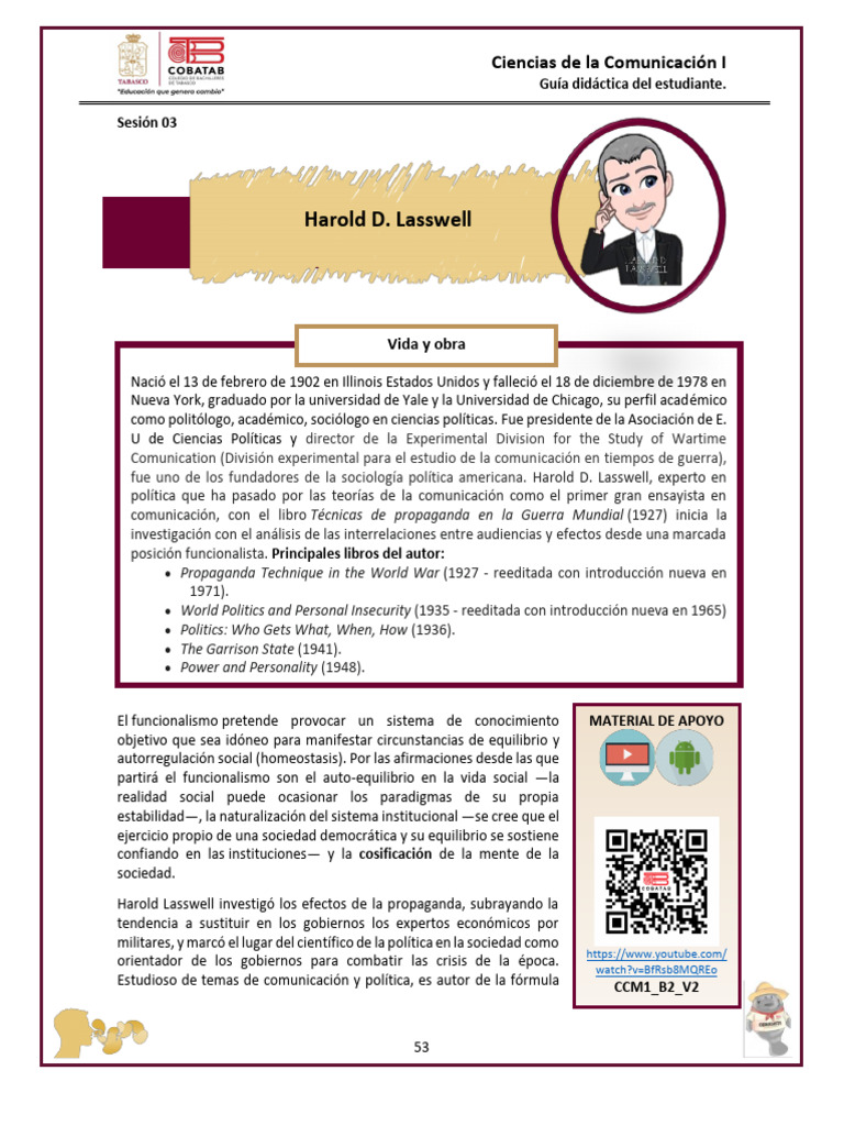 Harold D.lasswell | PDF | Comunicación | Behaviorismo