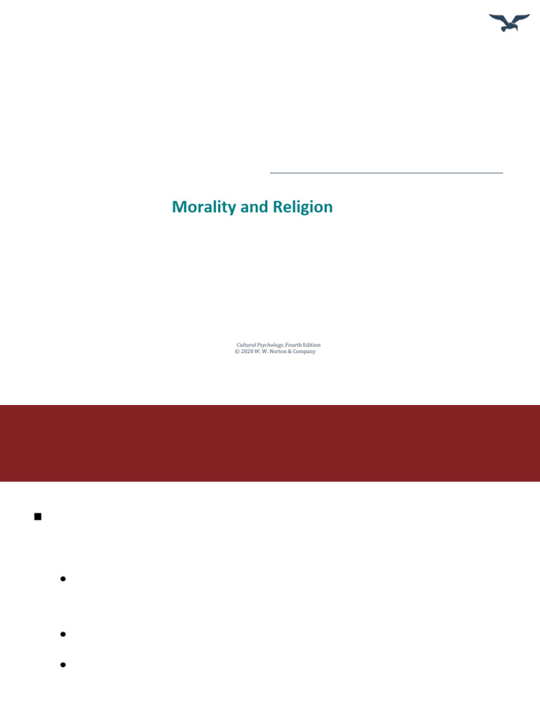 Ch12 PPT Morality Religion | PDF | Morality | Autonomy