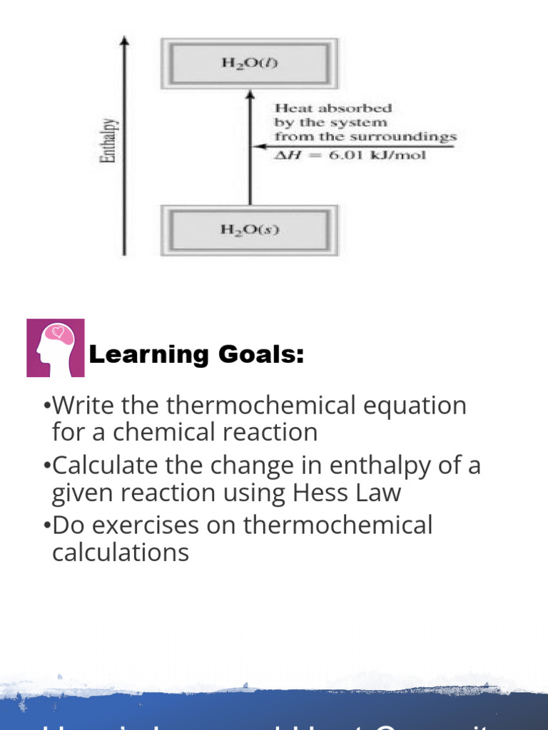 Hess Law and Heat Capacity | PDF | Applied And Interdisciplinary ...