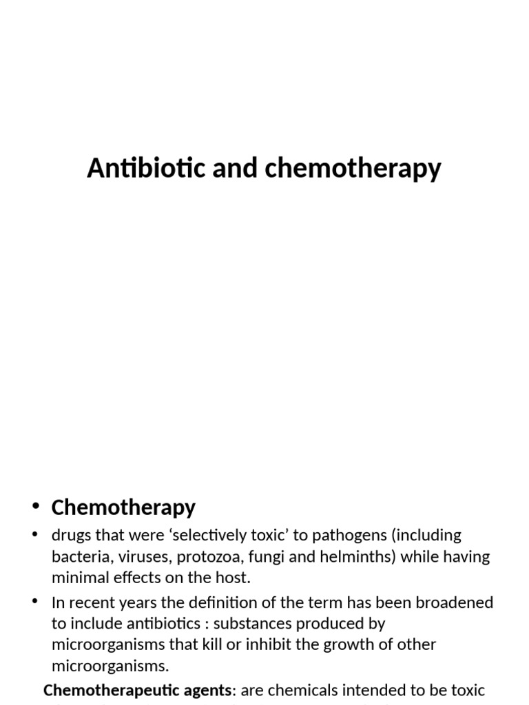 Antibiotic and Chemotherapy | PDF | Penicillin | Cell (Biology)